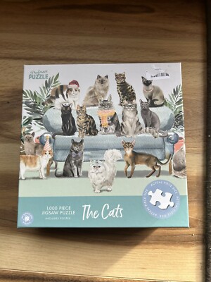 1000 Piece Cat Puzzle NIB Sealed Great For Christmas | eBay