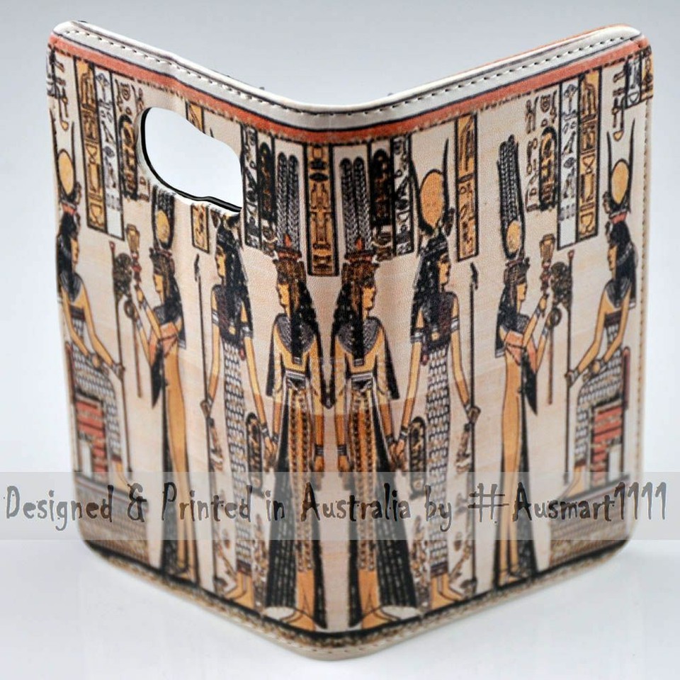 For Samsung Galaxy Series Egypt Papyrus Art Theme Print Mobile Phone ...
