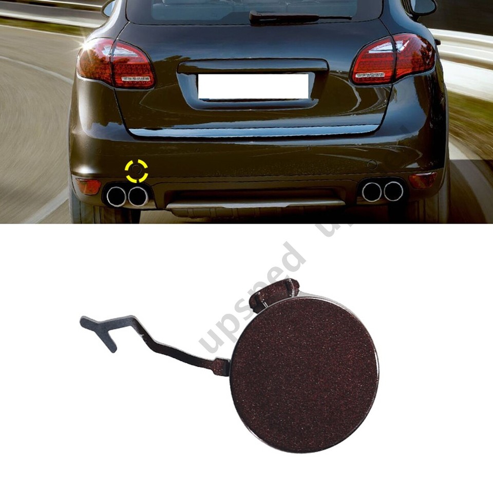 Rear Bumper Tow Hook Eye Cover Cap For Porsche Cayenne 2011-2014 ...