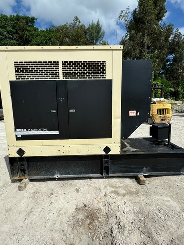 Kohler 30 kw John Deere diesel generator single phase 120/240 V 1500 ...