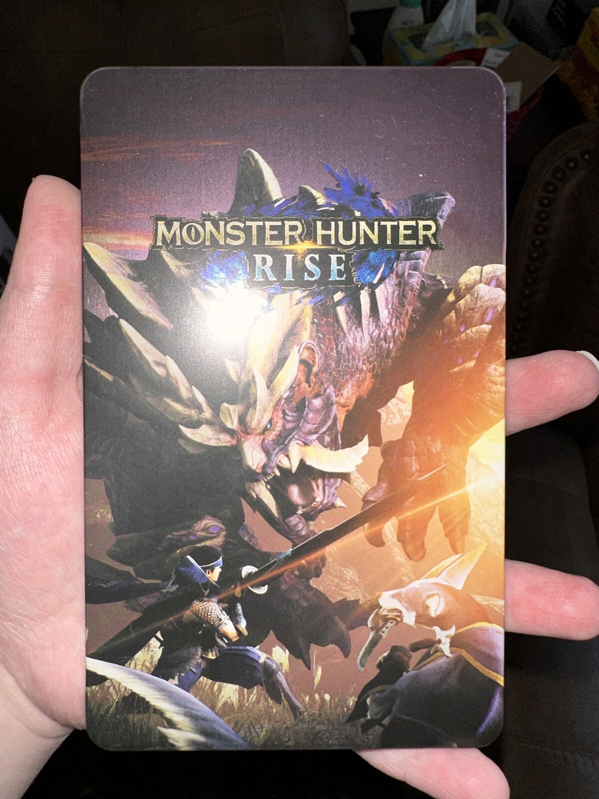 Monster Hunter: Rise Steelbook Case only, NO GAME, BEST BUY EXCLUSIVE ...