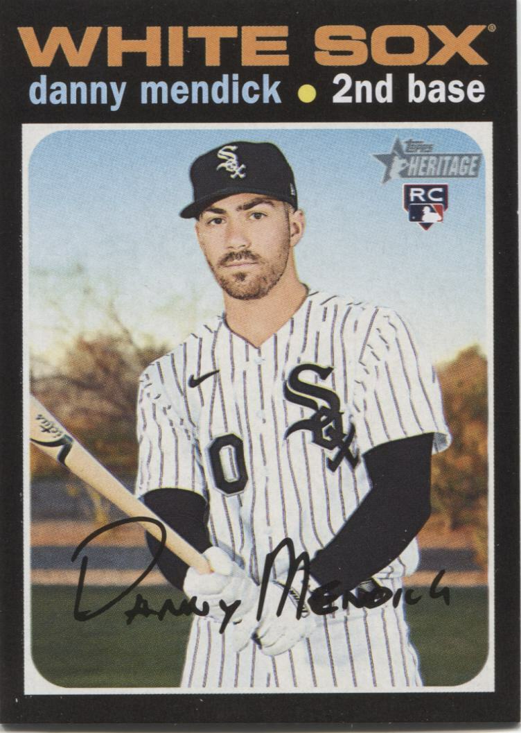 DANNY MENDICK RC 2020 Topps Heritage High Number Card #523 - CHICAGO ...