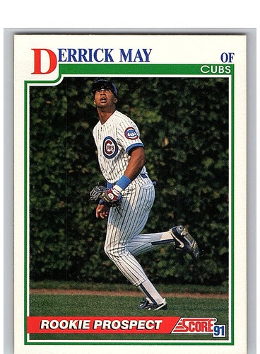 1991 Score Baseball Card Single - #379 Derrick May | eBay