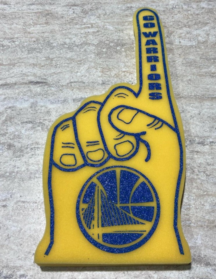 Authentic Golden State Warriors Hand Foam Finger - NBA Champions | eBay
