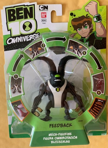 BEN 10 TEN OMNIVERSE FEEDBACK WIND UP ACTION FIGURE! VERY RARE! UK ...