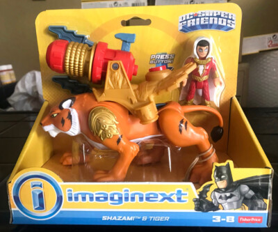 Imaginext DC Super Friends Shazam / Captain Marvel & Tiger with ...