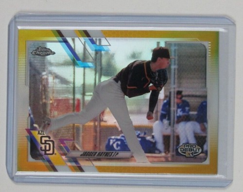 JAGGER HAYES #/50 Parallel 2021 Topps PRO DEBUT Baseball AZL Padres PDC ...