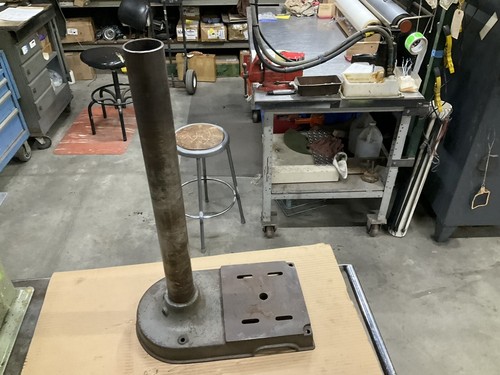 Delta Walker Turner 15" Benchtop Drill Press Base + Column 2 3/4" 12-28 ...