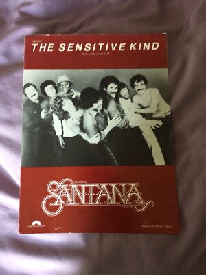 Santana Sheet Music The Sensitive Kind 1981 | eBay