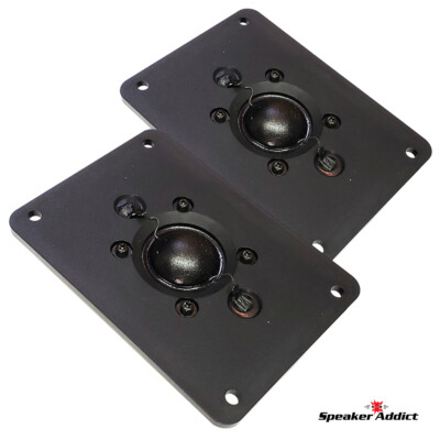 PAIR - Foster 1.5" Dome Midrange Replacement Speaker 8ohm NOS 4 SQ ...