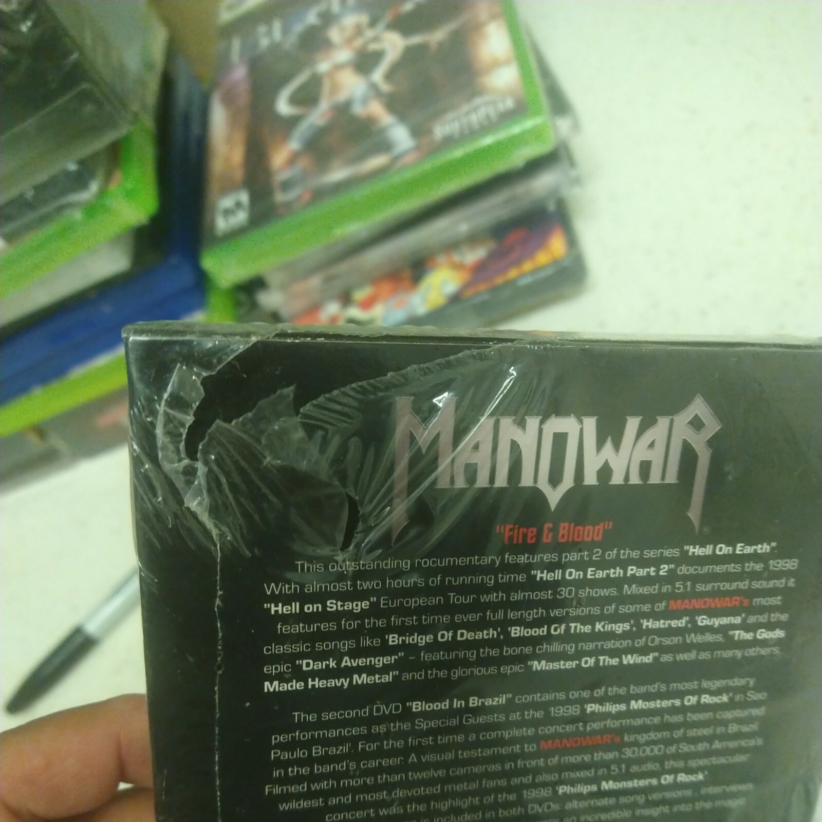 Manowar - Fire and Blood (DVD, 2003, 2-Disc Set) for sale online | eBay