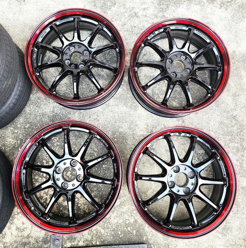 JDM Wheels WORK 17x7 4x100 47 Aluminum wheel ZR10 Set4 QK | eBay
