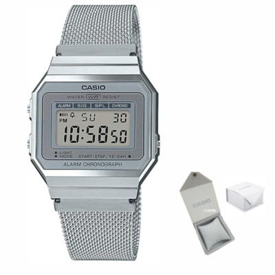Casio A700WM-7A Digital Unisex Watch Retro Stainless Steel LED A700 New ...