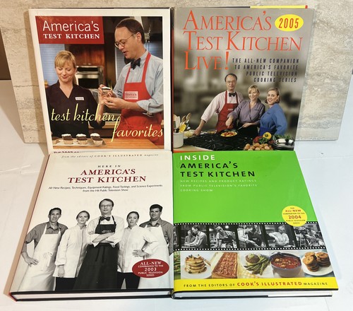 Lot of 4 America’s Test Kitchen Cookbooks, 2003-2005 & 2007 | eBay