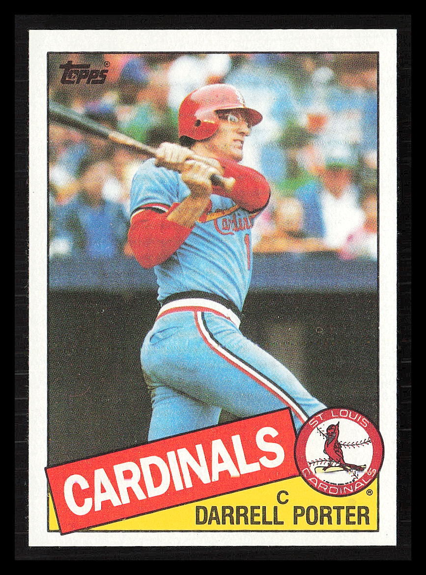 Darrell Porter 1985 Topps #525 St. Louis Cardinals | eBay