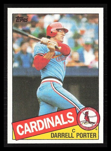 Darrell Porter 1985 Topps #525 St. Louis Cardinals | eBay