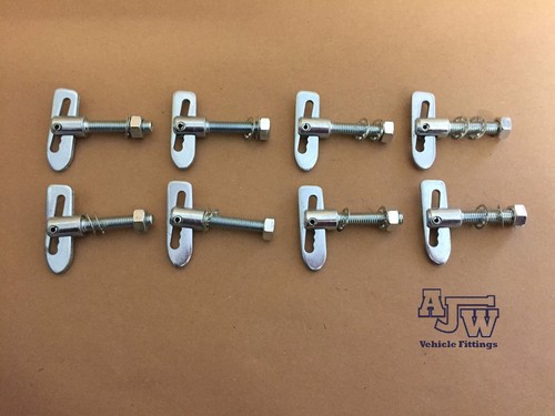 8 x Antiluce Fastener Drop Lock ZP M8 x 38mm Horseboxes Trailer Trucks ...