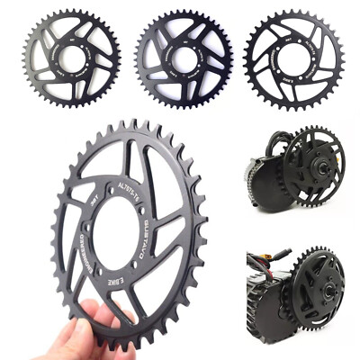 Aluminum E-bike Chainring Motorized Bicycle Chain Wheel For Bafang ...