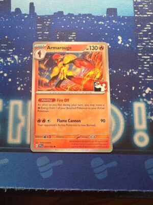 Pokemon TCG Armarouge SVI 041/198 Play! Prize Pack Series NM | eBay