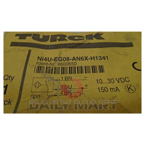 New In Box TURCK NI4U-EG08-AN6X-H1341 Proximity Switch | eBay