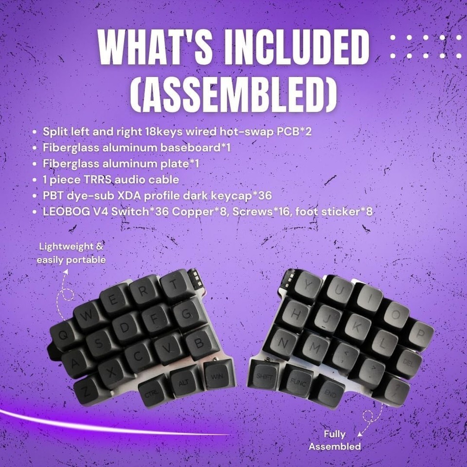 Split Keyboard Aurora Corne PCB Kit / MX / rev 1.1 Assembled | eBay