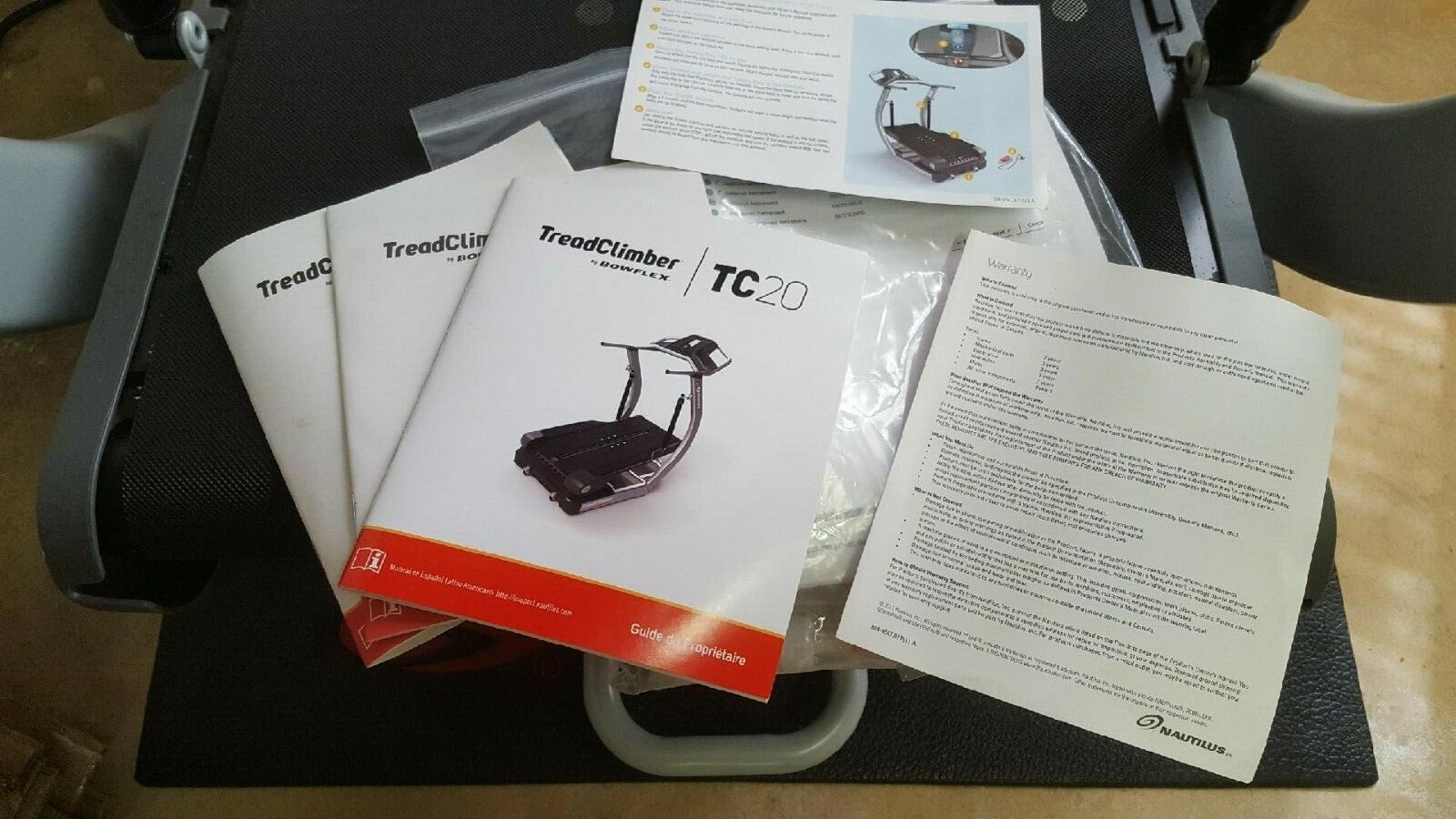 Bowflex TC20 TC 20 Treadclimber Stepper Treadmill Tread Climber Cardio ...