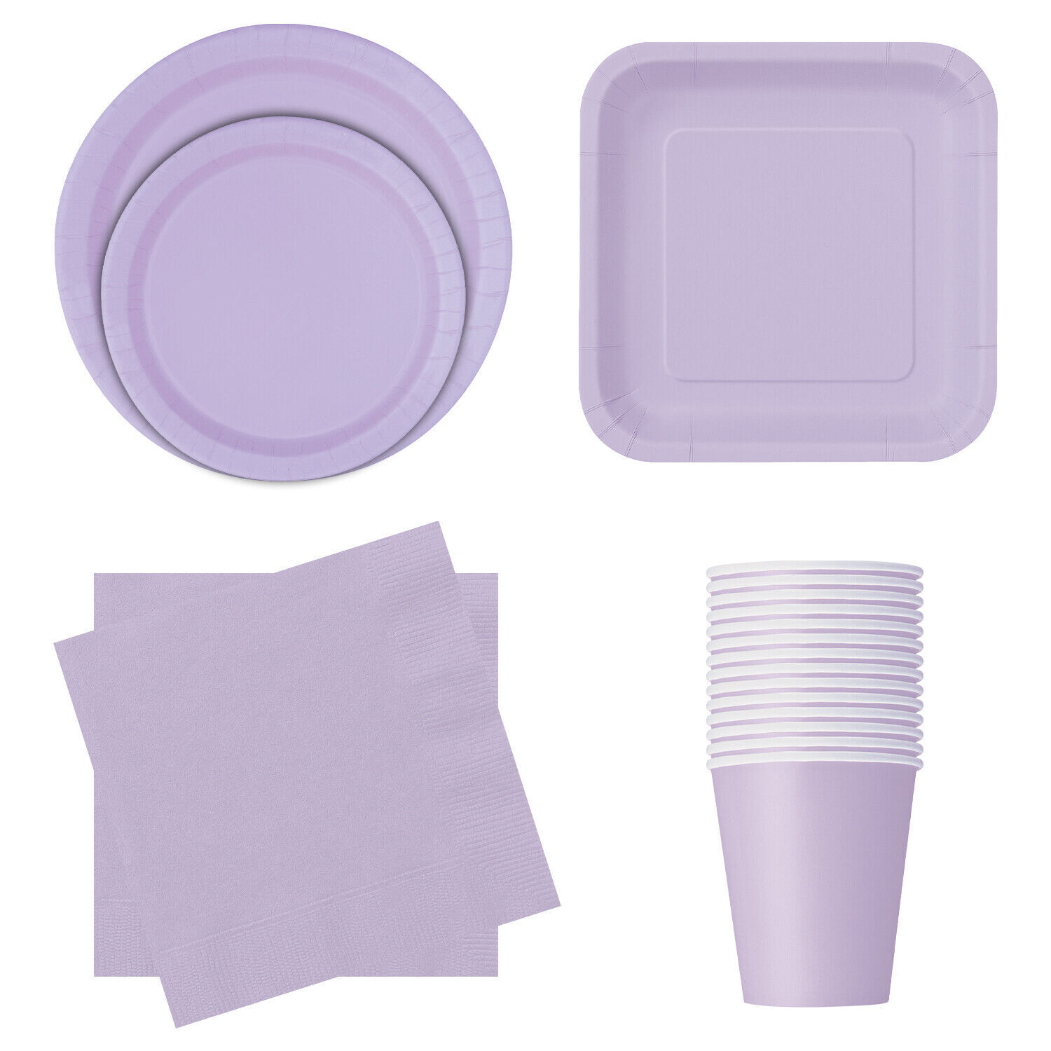 Party Tableware Paper Plates Napkins Plastic Tableware Decorations ...