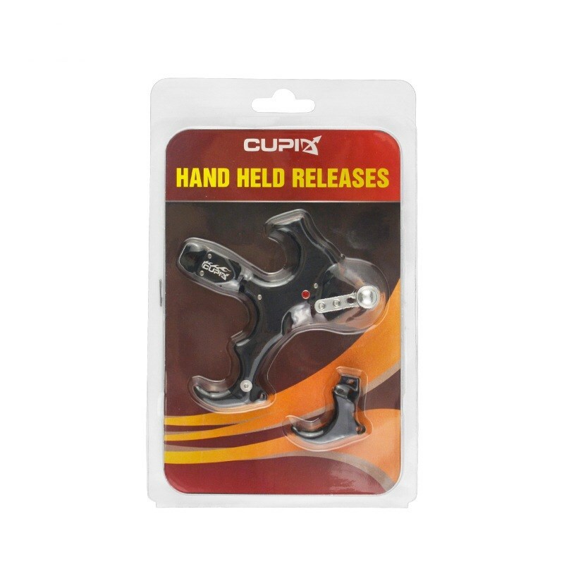 360° Compound Bow Release Aids 3 Or 4 Finger Grip Thumb Caliper Trigger ...