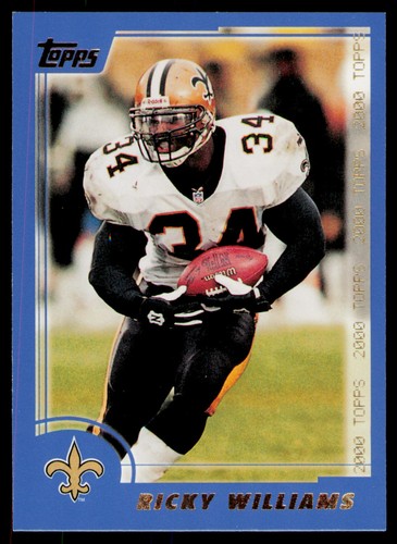 2000 Topps #68 Ricky Williams New Orleans Saints Card | eBay