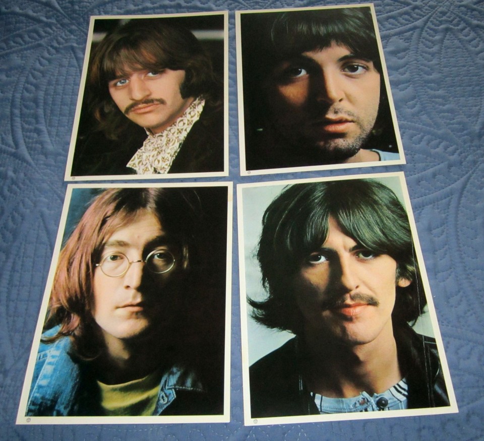 The Beatles-White Album-Apple Vinyl Double LP- #'d /Poster & Photos | eBay