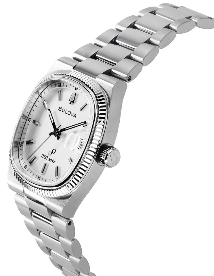 Bulova Classic Super Seville 262kHz Precisionist Silver Dial 96B444 ...