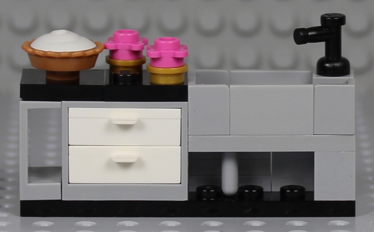 LEGO - 3 pcs Kitchen Appliance Oven Sink Cupboard Dishes Minifigure ...