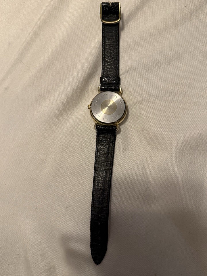 Vintage Quintel Quartz Rotating Moon Phases Quarter Full Moon Watch New ...