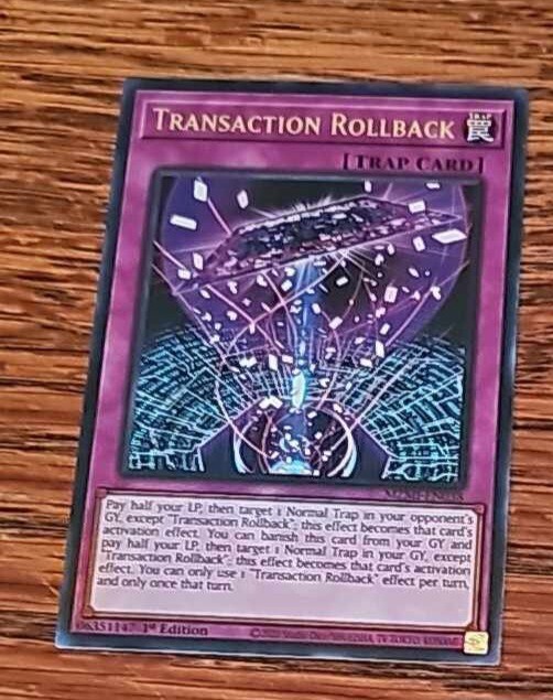 Yu-Gi-Oh! TCG Transaction Rollback Maze of Millennia MZMI-EN038 1st ...