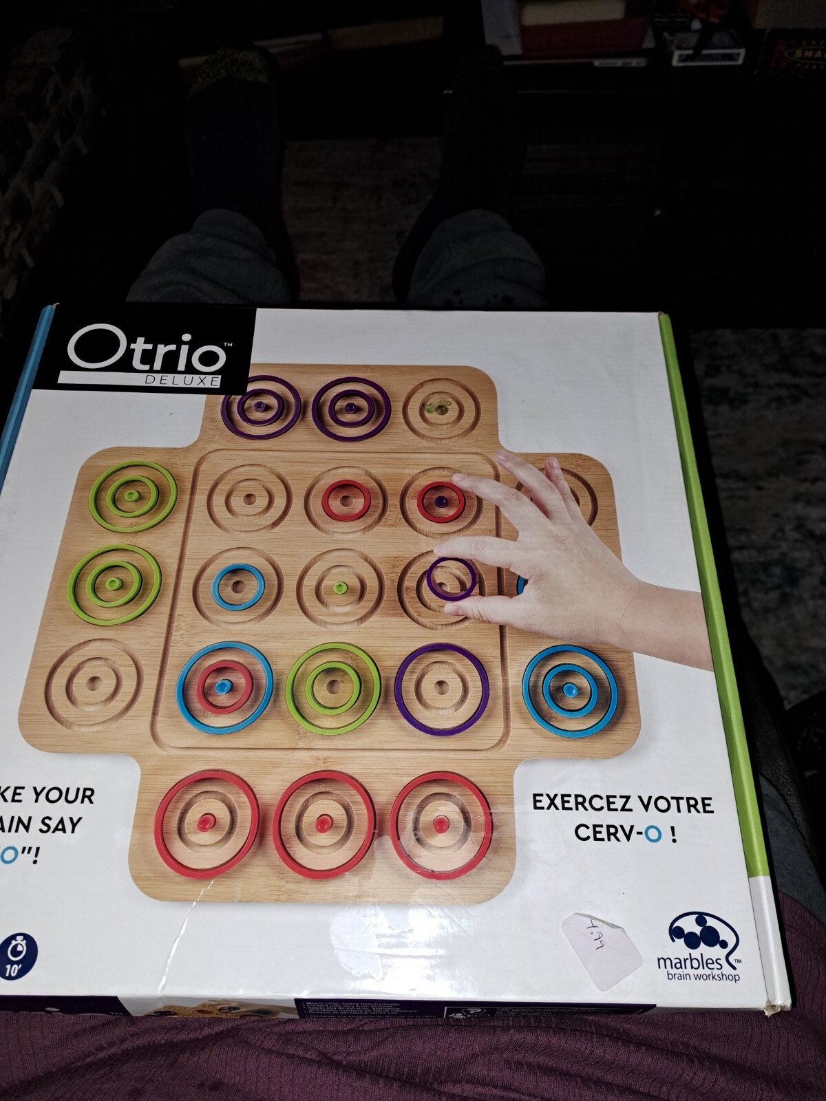 Otrio Deluxe - Strategy Game Wood Board by Marbles Brain Workshop ...