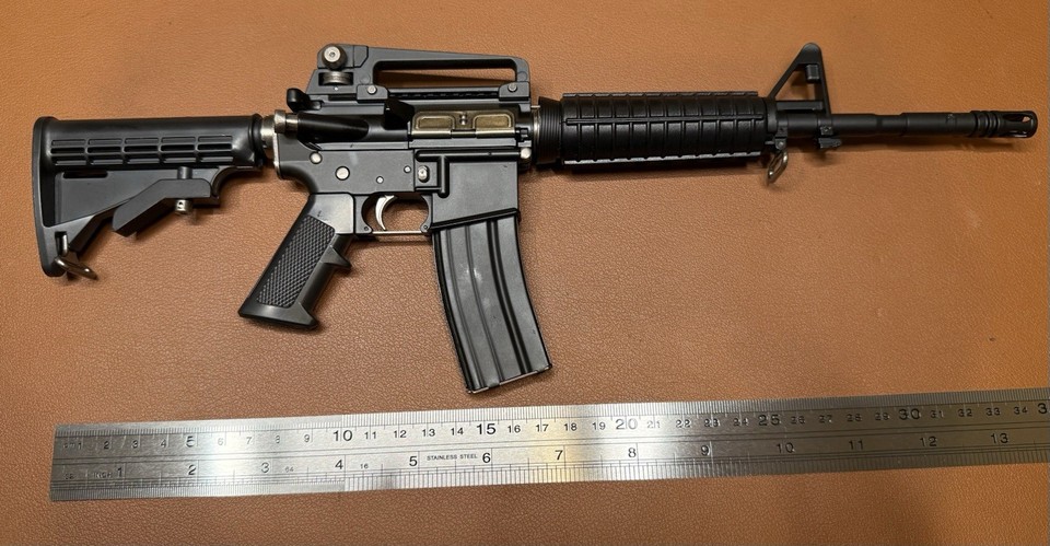 1:2 High Precision M4A1 Carbine Black Eject Metal Super Rare A+ Machine ...