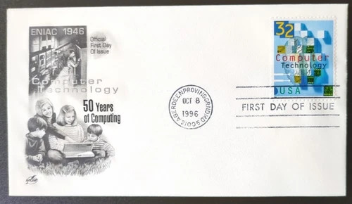 COMPUTER TECHNOLOGY THE PC REVOLUTION 1996 ARTCRAFT CACHT FDC UNADDR | eBay