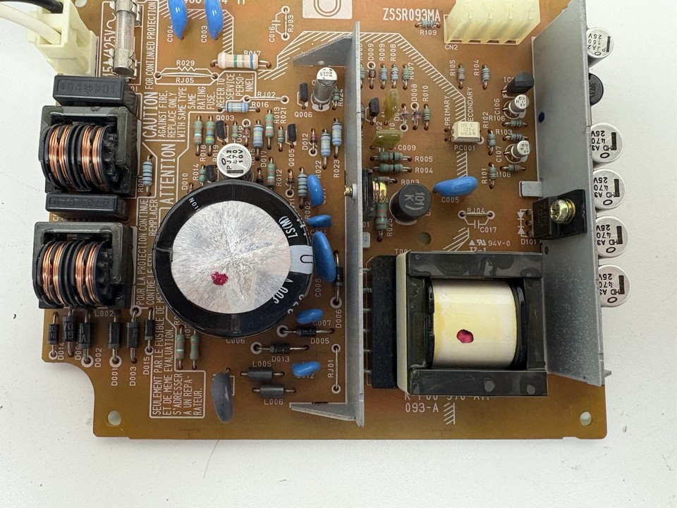 Genuine Sony PS2 Fat Power Supply Board w/Switch and Fuse 1-468-604-11 ...