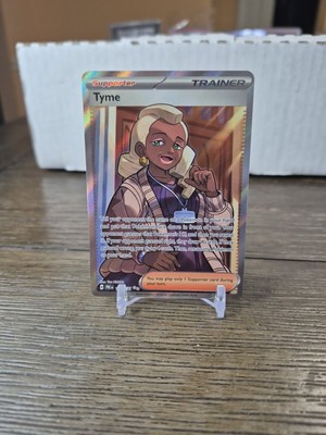 Tyme 143/131 Prismatic Evolutions Rare Holo Trainer Pokemon TCG Card | eBay