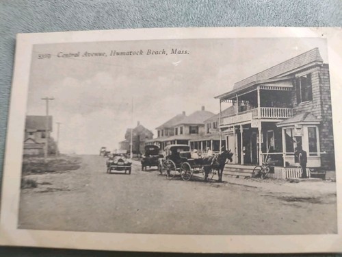 Humarock Mass. Central Avenue. By Marshfield Co. C 1915. | eBay