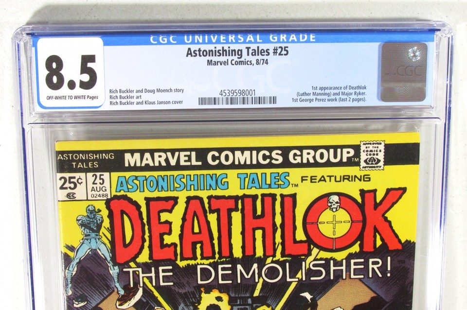 ASTONISHING TALES #25 ~~ CGC 8.5 ~~ 1st appearance Deathlock! ~~ from 1974! 😁 | eBay