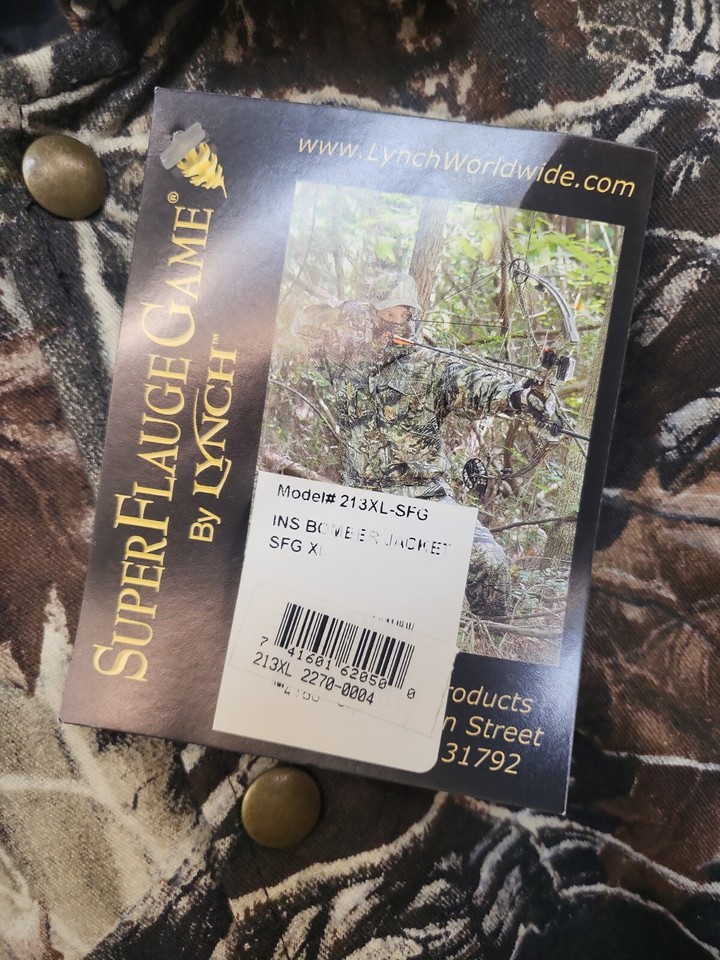 Vintage NWT Clarfield Outdoors Made In U.S.A. 213XL-SFG Insulated ...