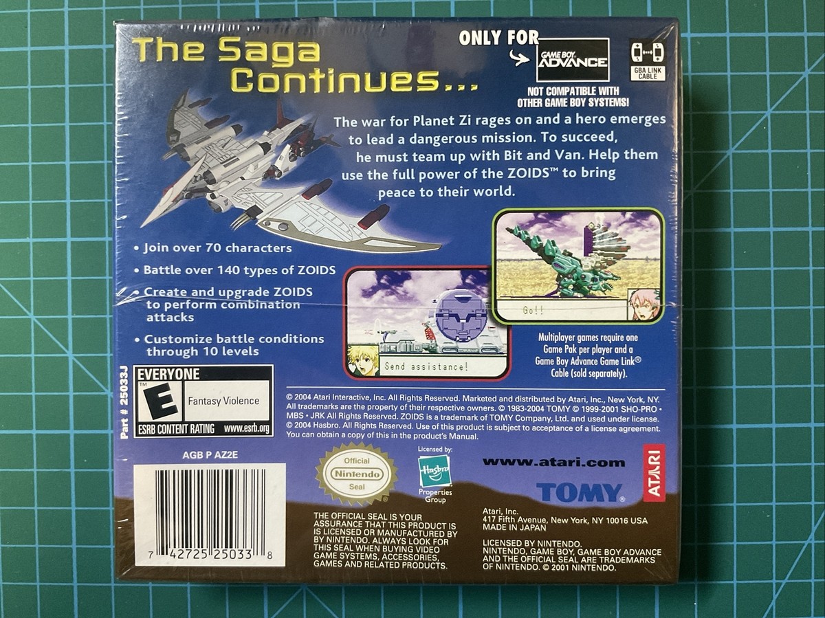 Juego Para El Gameboy Advance Llamado Zoids Legacy Zoids Legacy ROM