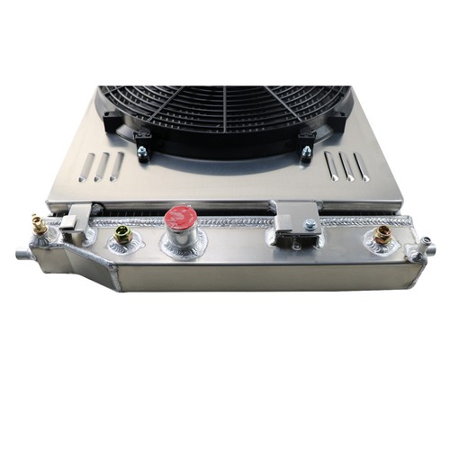 For 2005-2013 Chevy SSR Corvette C6 6.2L 7.0L V8 4 Row Radiator+Shroud ...