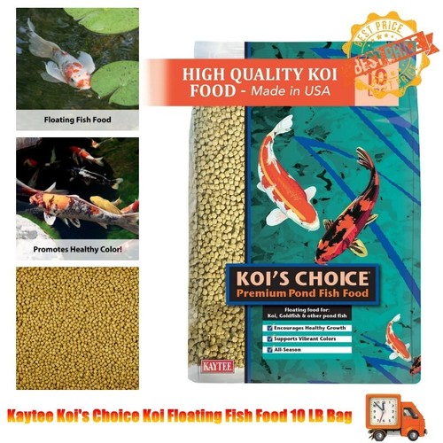 Kaytee Koi's Choice Koi Floating Fish Food 10 LB Bag | eBay