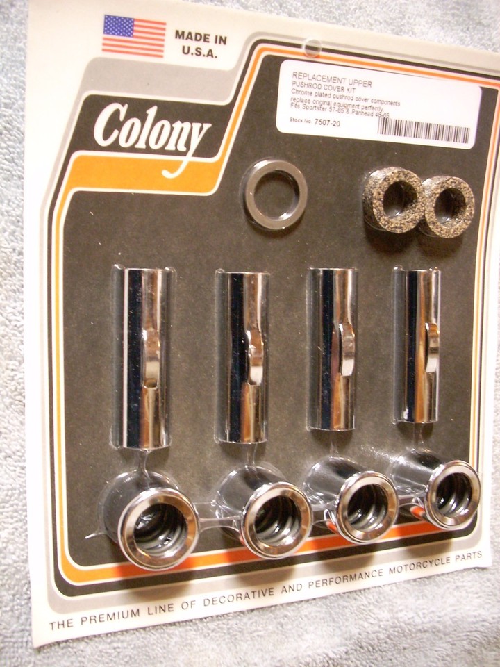 Upper Push-rod Cover Kit for XL 1957-85, BT 48-65, Colony P/N 7507-20 ...