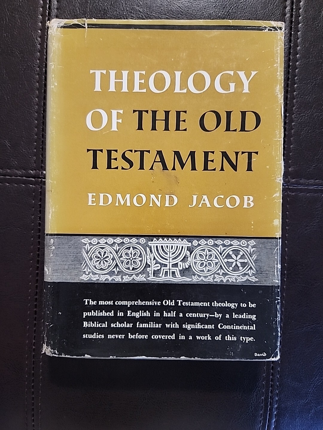 Theology of the Old Testament, Edmond Jacob | eBay