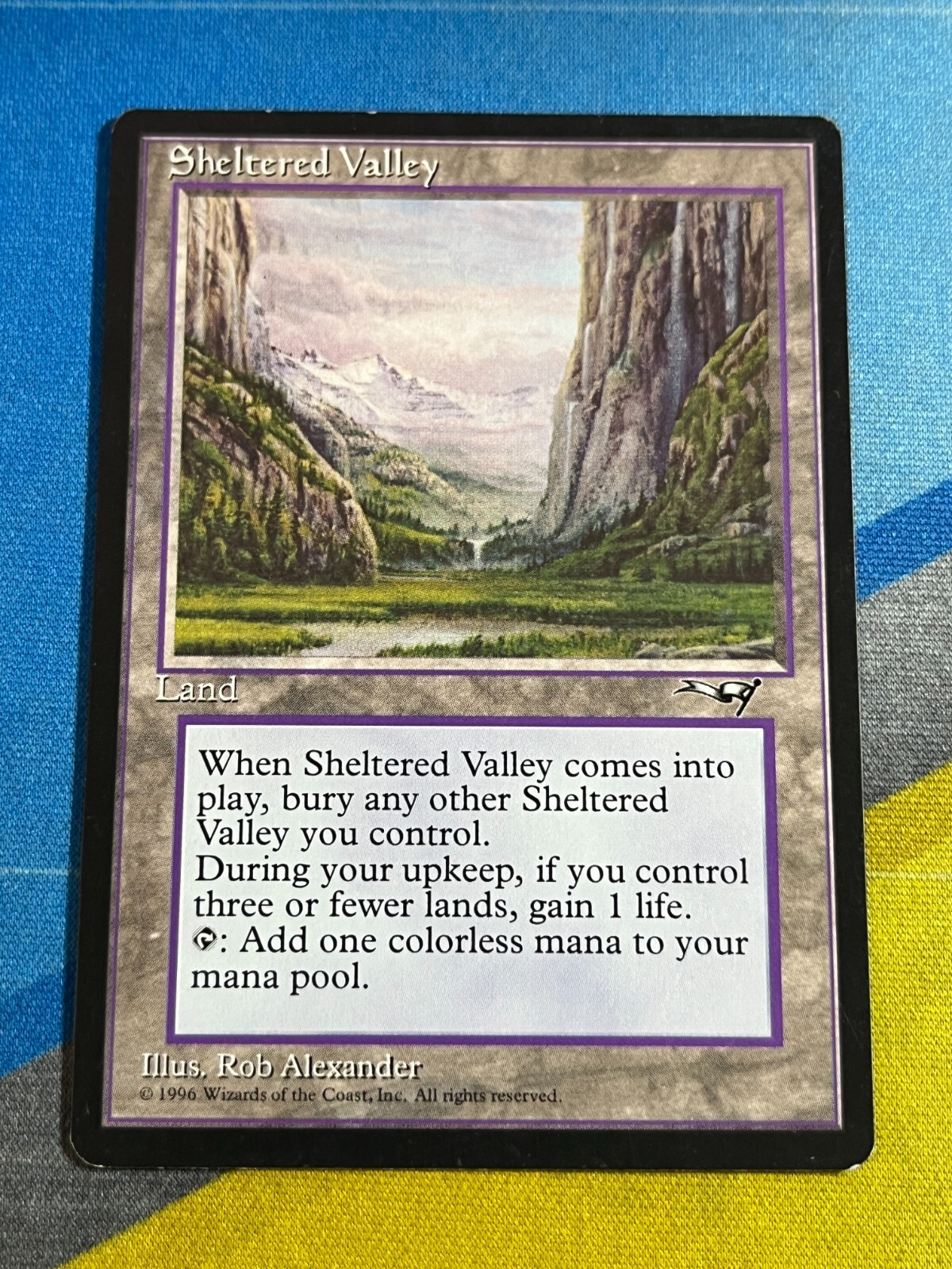 Magic the Gathering MTG Alliances SHELTERED VALLEY | eBay