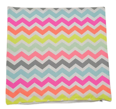Fluro Rainbow ZigZag Cushion Cover | eBay Australia