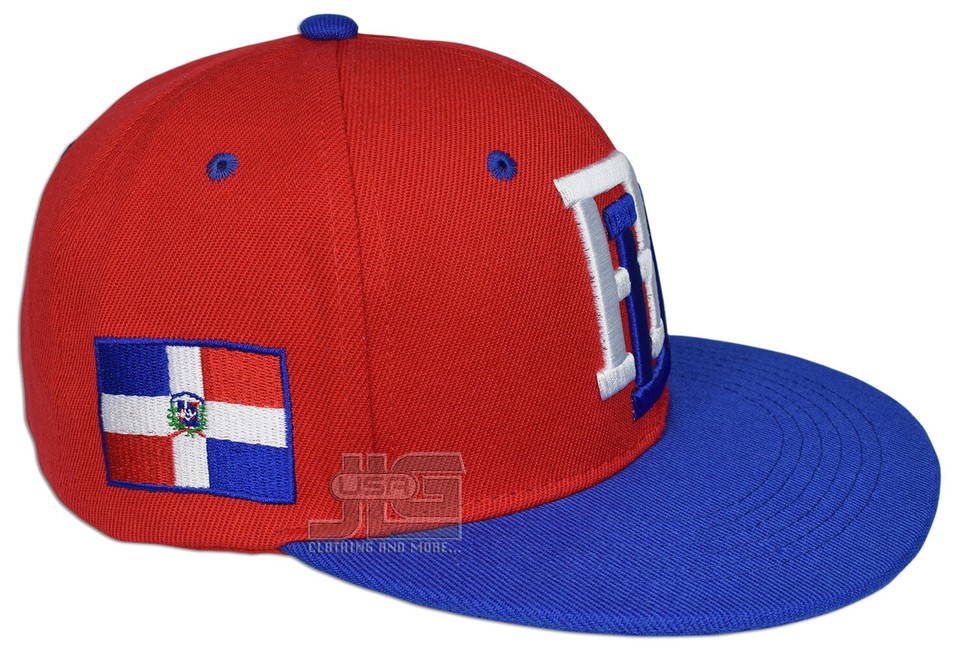 Dominican Republic DR Republica Dominicana RD Snapback Hat Cap Royal ...